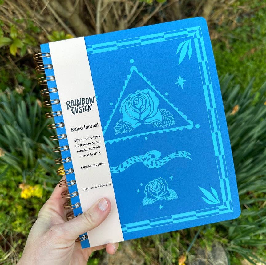 Rare Rose Journal - Blue – Blush Boutique AK